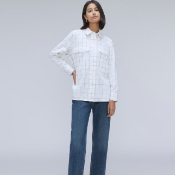 Everlane | Tops | Everlane The Classic Cotton Flannel Shirt Canvas Tan ...